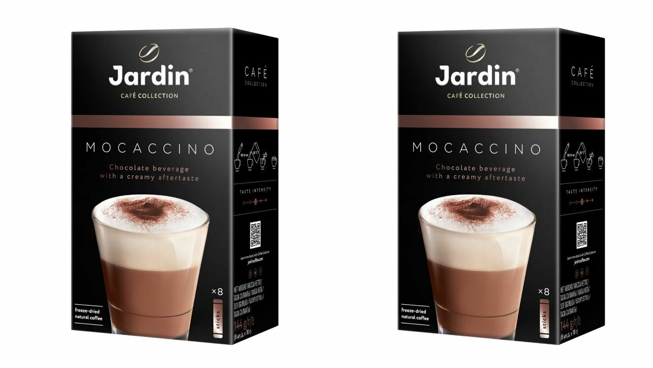 Jardin Кофе растворимый Мокачино 3в1, 8 штук по 18 г, 2 уп