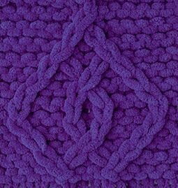 Пряжа PUFFY FINE (Alize), фиолетовый - 44, 100% микрополиэстер, 5 мотков, 100 г, 14 м.