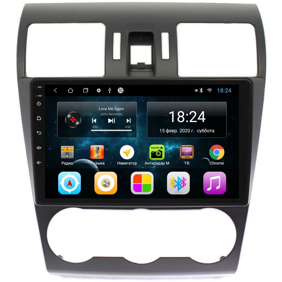 Магнитола CRS-300 Субару Форестер 4 (дорестайлинг), Subaru Forester SJ 2012-2015, Impreza 4, XV 2011-2015 - Android 13 - DSP