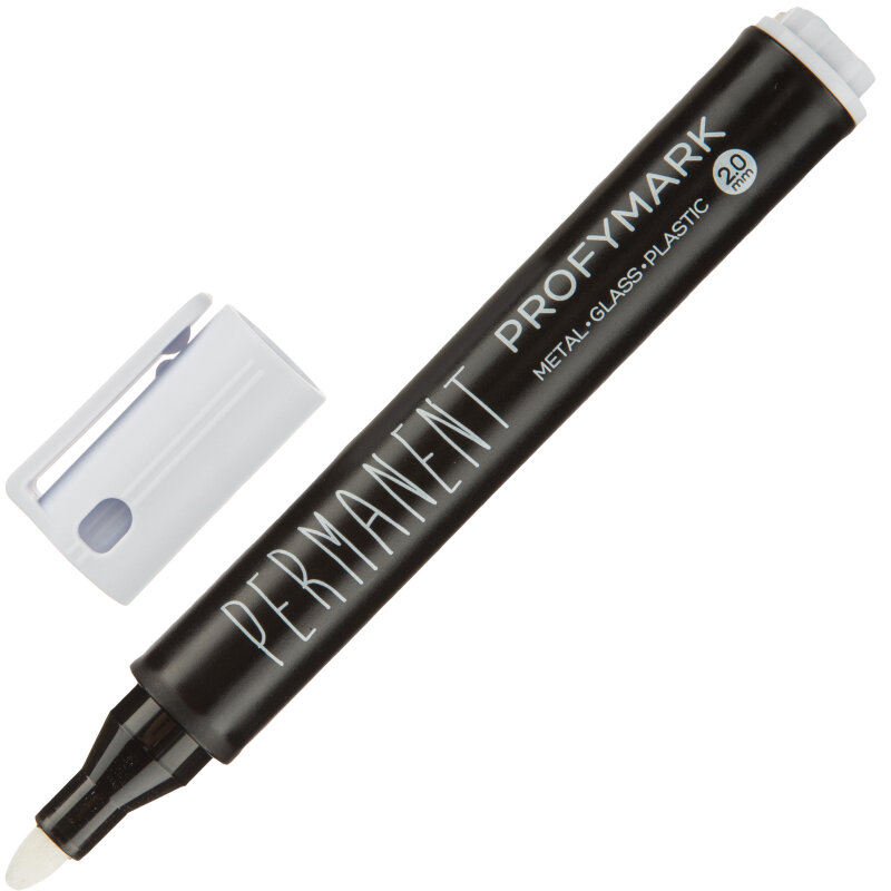 Маркер перманентный Bruno Visconti PROFYMARK, белый 22-0135 1797138