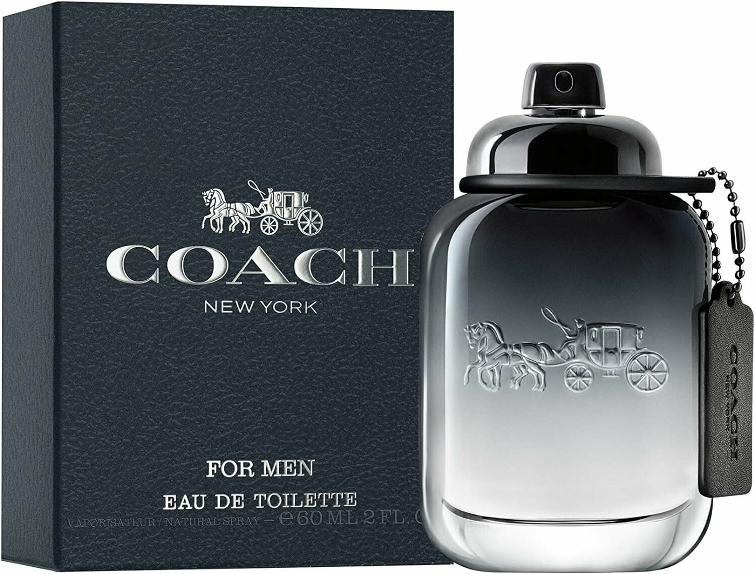 Туалетная вода "Coach Coach For Men", древесный фужерный аромат, мужская, 60 мл