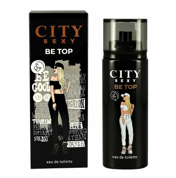 Туалетная вода City Parfum City Sexy BE TOP 60ml с феромонами (аромат CH Good Girl) для женщин