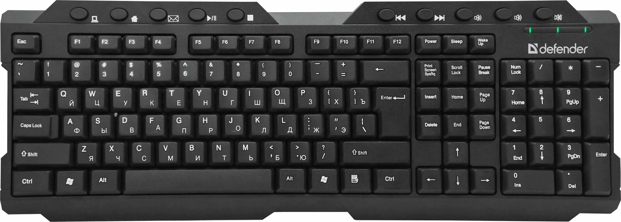 Клавиатура Defender Element HB-195 RU, черная