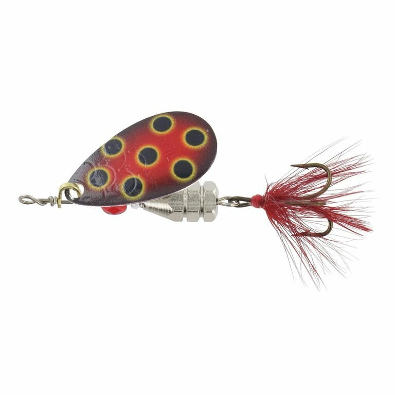 Блесна Kuusamo Kuf-Lippa 5гр. (с опереньем) BL/R-C