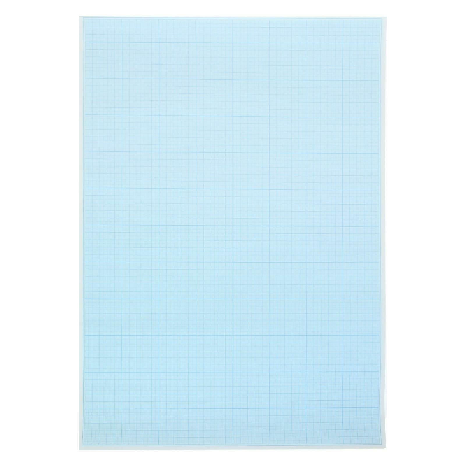 Бумага масштабно-координатная Лилия Холдинг, А2 20л, голубая, в папке