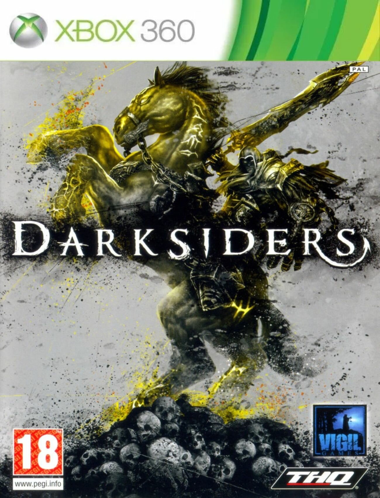 Darksiders Английский язык Видеоигра на диске Xbox 360. Товар уцененный