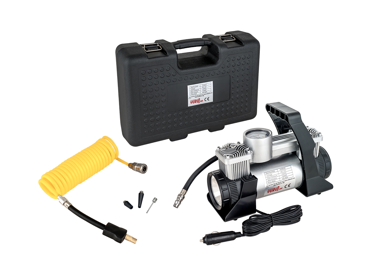 Компрессор автомобильный переносной 12V YURUI 45 л/мин 10 атм