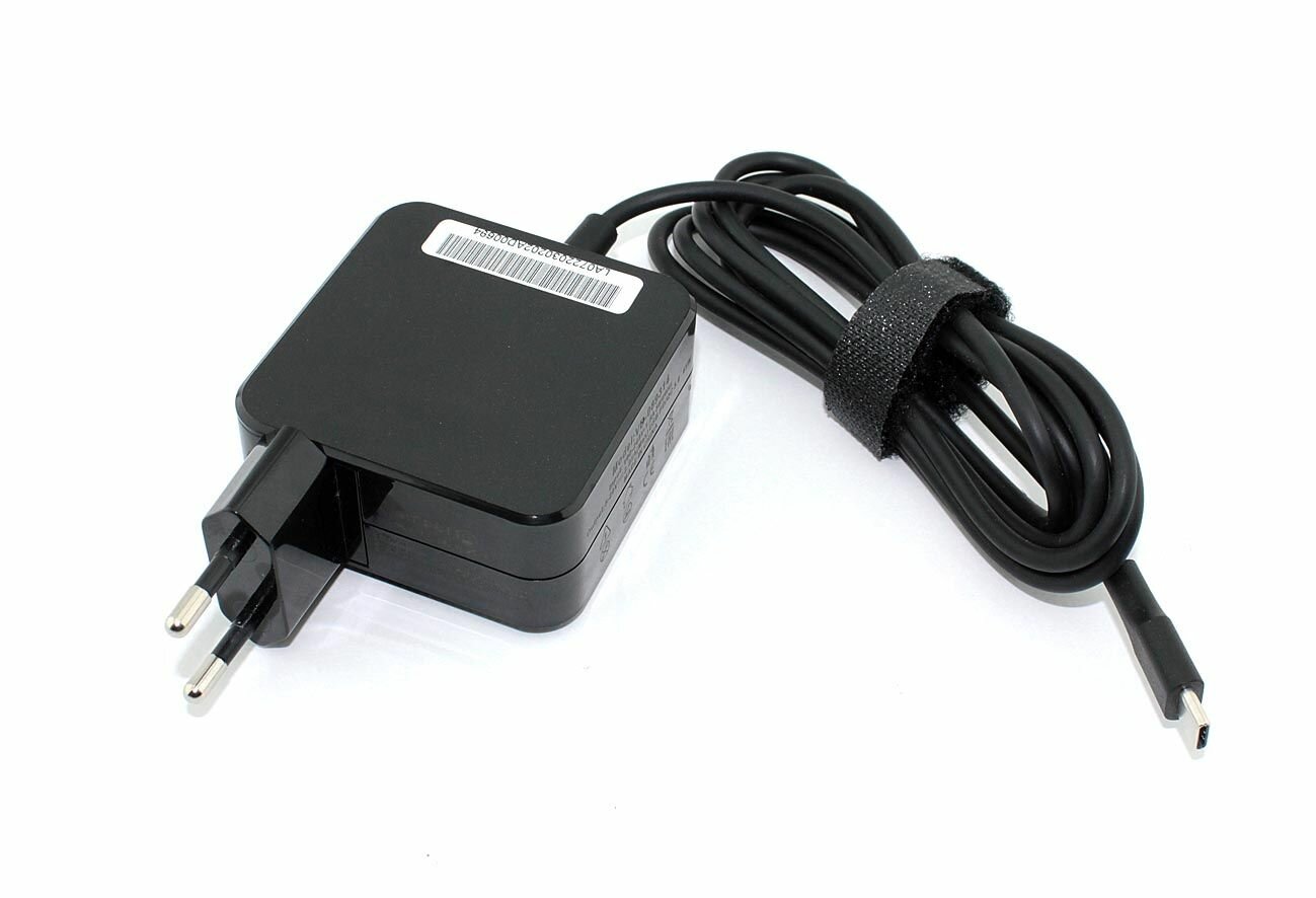 Блок питания (сетевой адаптер) Amperin AI-AS45C для ноутбуков Asus 5V, 9V, 15V 3A, 20V 2.25A (Type-C) 45W