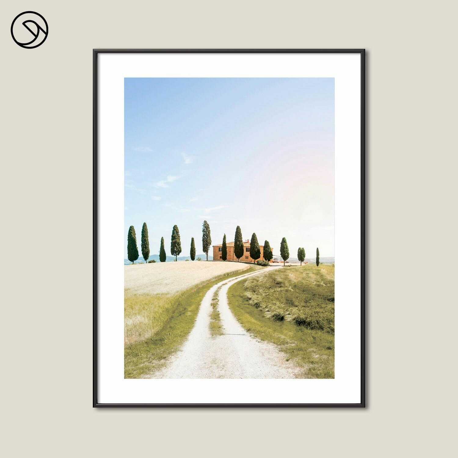 Постер на стену в раме 50х70 Postermarkt Дорога к Дому