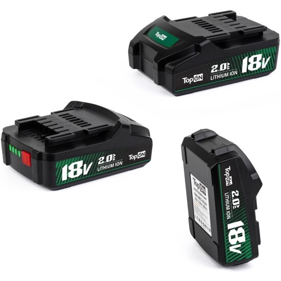 Аккумулятор Topon для Metabo 18V 2.0Ah (Li-ion) PN: 625457000