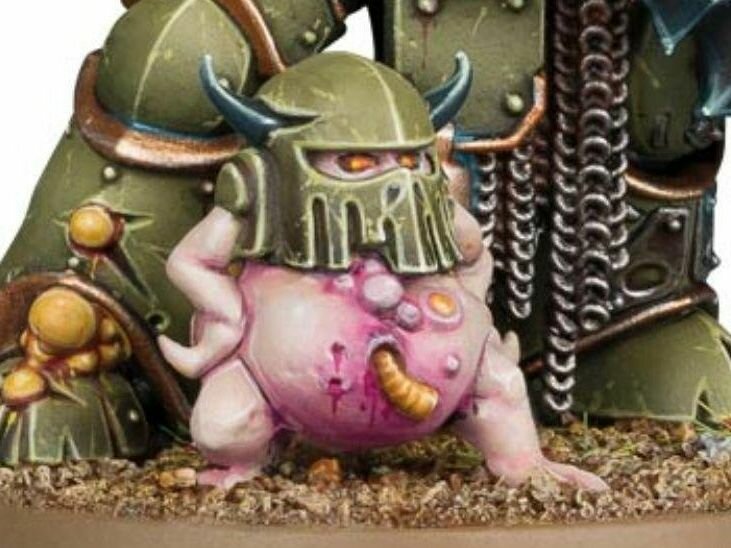 Warhammer 40000 Миниатюра Sassy Nurglings монолитные