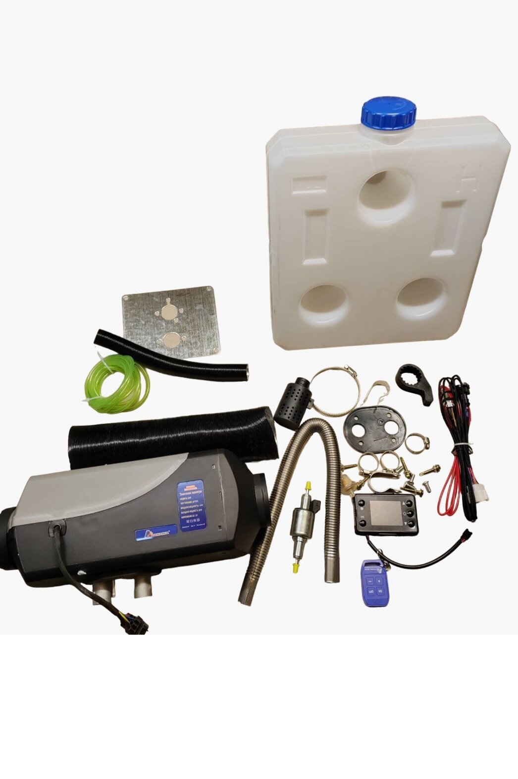 Автономный воздушный отопитель Автосила тепла , (сухой фен) 5 кВт 12V