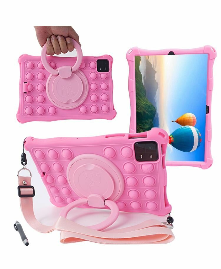 Защитный чехол для Xiaomi Pad 6 / 6 Pro / Ксиоми Пад 6, Сяоми Пад 6 Про 11дюйма планшета с плечевым ремнем Защищенный от падения чехол для планшета