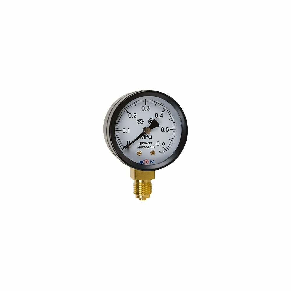 Манометр ЭКО-М МД02-50-G-0,6МПа-РИ
