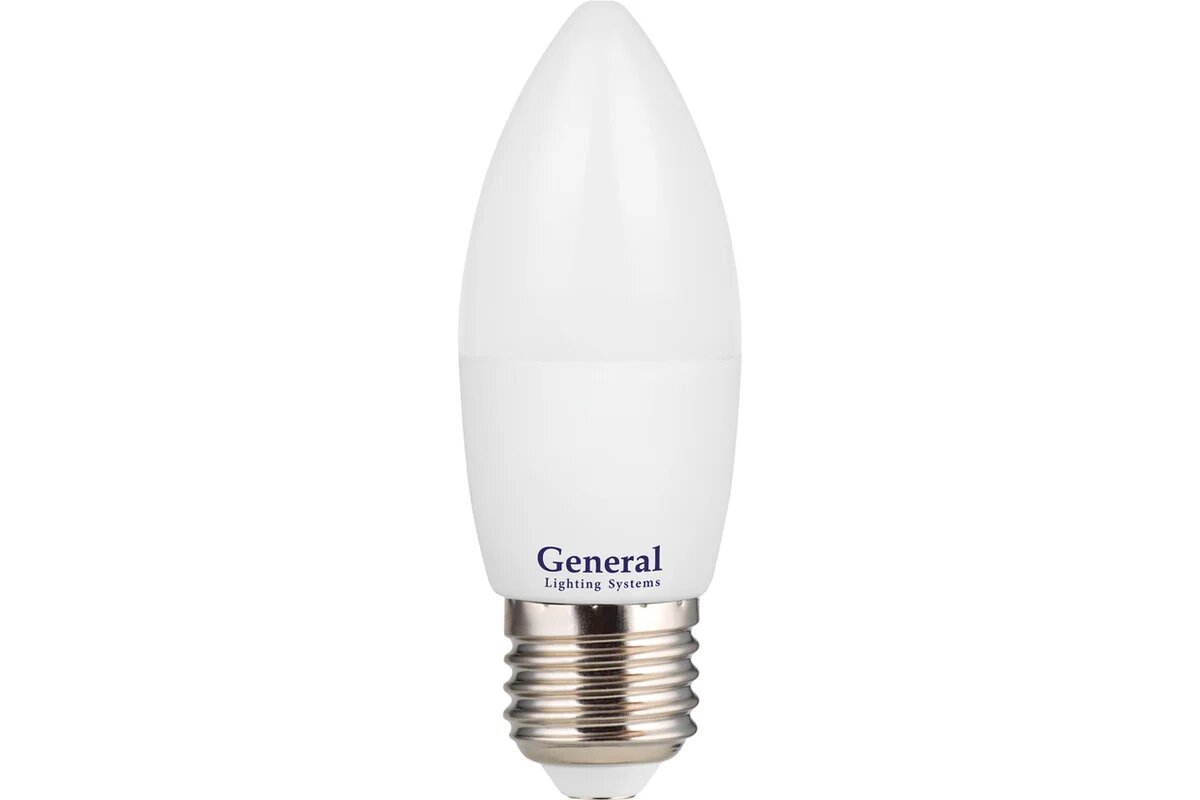 General Lighting Systems Лампа светодиодная E27 20Вт 230В 1250Лм 4500К Нейтральный белый свет Свеча GLDEN-CF-20-230-E27-4500 661480