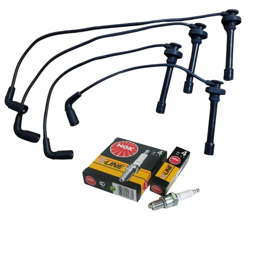 Комплект проводов зажигания и свечи NGK Great Wall Hover H1/H2/H3/H5 2.0/2.4 / Tiggo 2.4