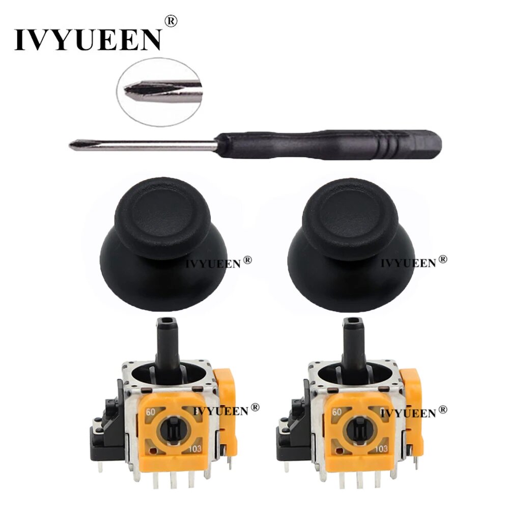 IVYUEEN 3D Джойстики для Playstation 4 Xbox One 360 P4 Yellow