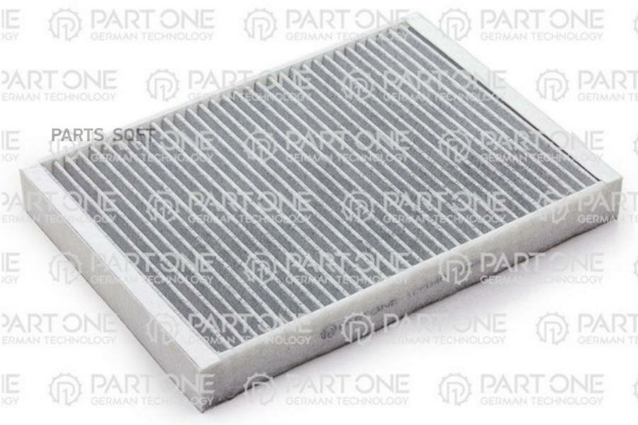 Фильтр салона with active carbon, VOLVO S60, V60 10>, XC60, XC70, V70, S80 06>, LAND ROVER DISCOVERY Sport 14>, RANGE ROVER Evoque 11>, 280x195x33 PART-ONE 1CF040 | цена за 1 шт