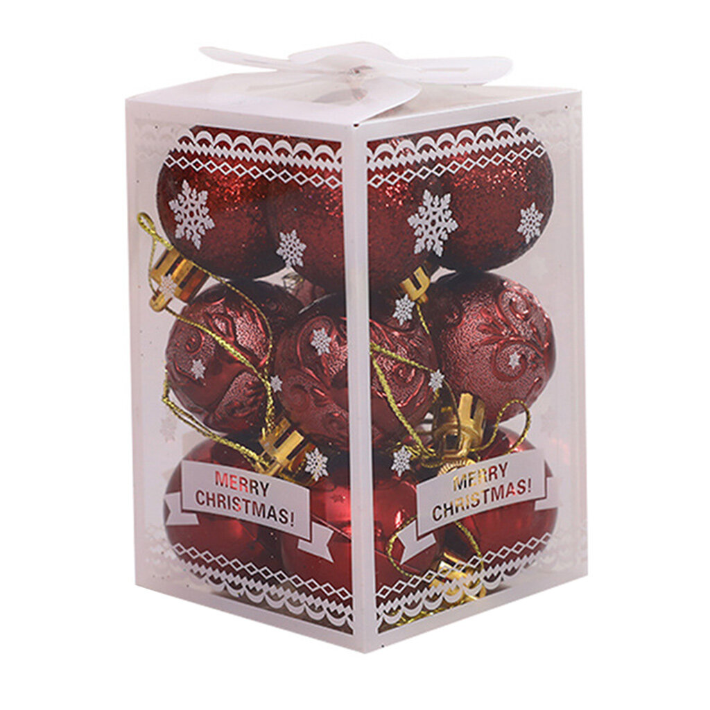 12шт блеск рождественская елка