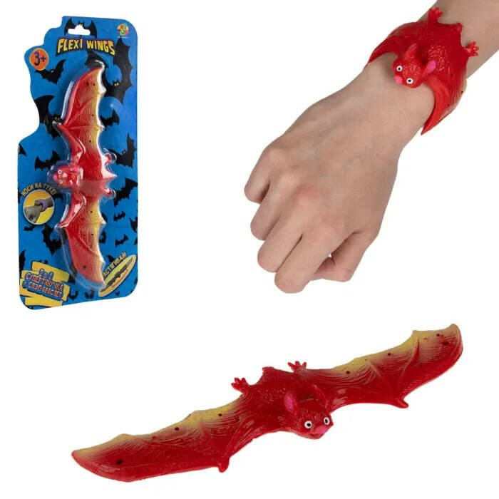 1TOY Flexi Wings 2 в 1 Супертянучка + Слэп-браслет, 1 штука