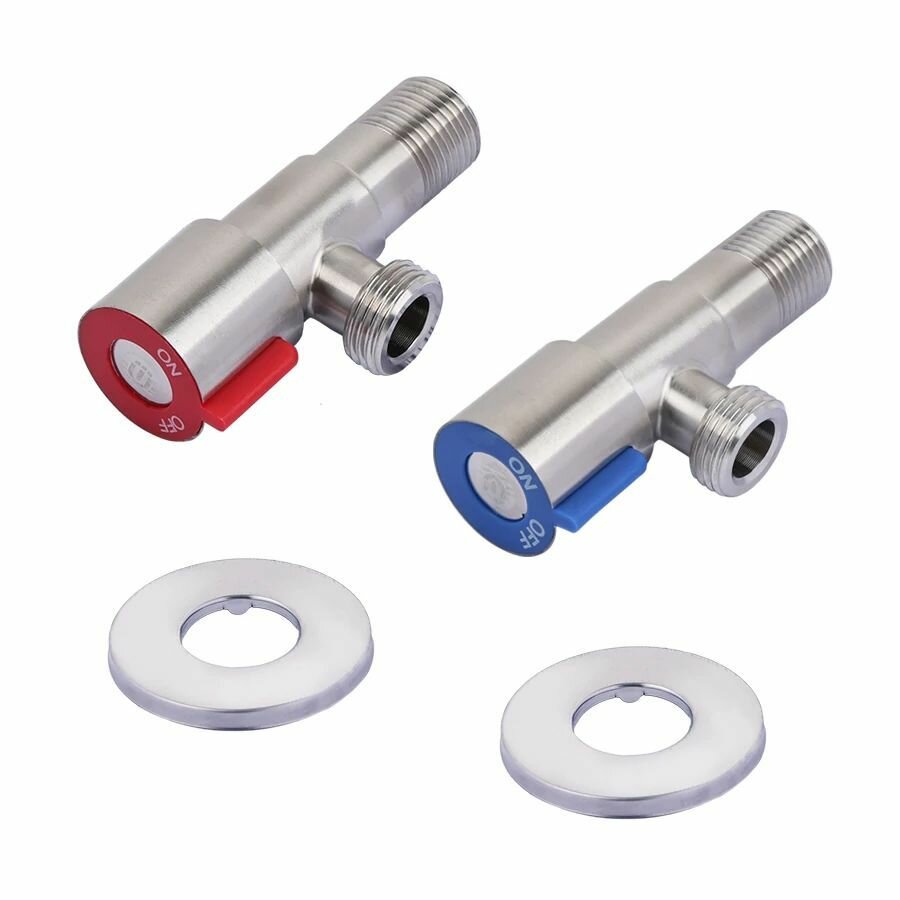 Kpaн угловой керамическая кpaн-букса нepж. сталь SUS304 TIM BL5854.02S (пара)