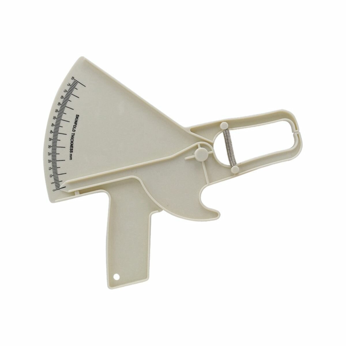 Штангенциркуль, зажим для жира, линейка для измерения толщины кожного сала, белая