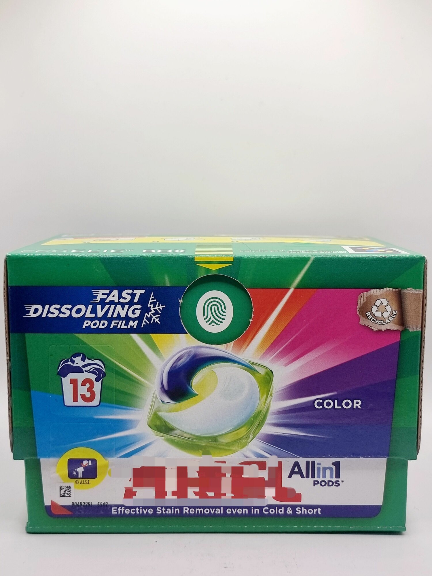 Капсулы для стирки Pods All in One color (13х19,7г) 256,1 г (Испания)
