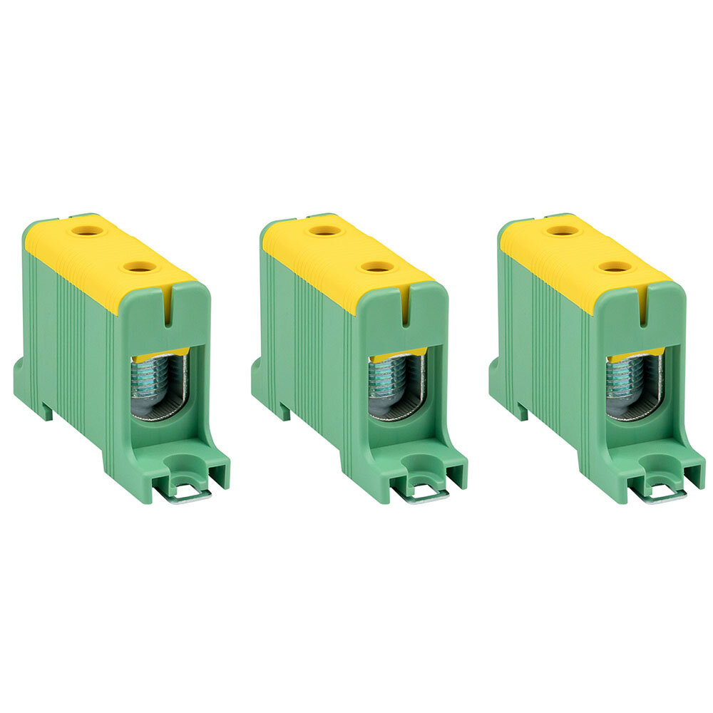 Клемма на 2 провода КСВ 16-95 16-95 кв. мм с пастой (3 шт.)