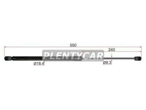 Амортизатор крышки багажника nissan murano Sat ST90450CB801 Nissan: 90451CB801