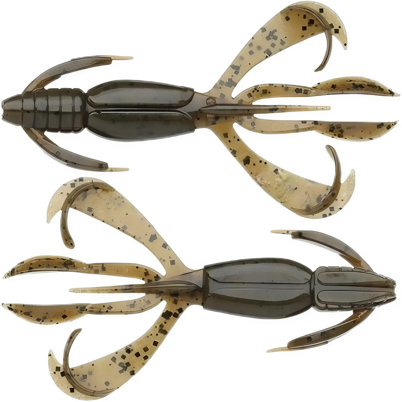 Приманка силиконовая Keitech Crazy Flapper 4.4", 12г, цвет #101 Green Pumpkin PP.