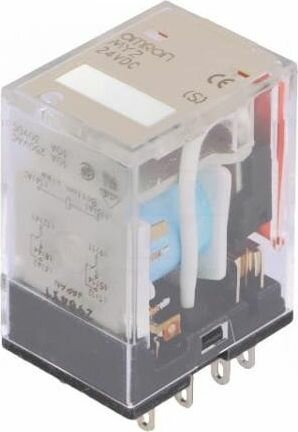 Реле OMRON MY2 DC24 (S) Реле: электромагнитное DPDT Uобмотки: 24ВDC 10A/220ВAC 1100ВА 1шт