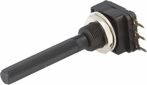 Потенциометр PIHER PC16SH-10IP06-102A2020-TA аксиальный однооборотный 1кОм 200мВт THT 6мм 1 шт