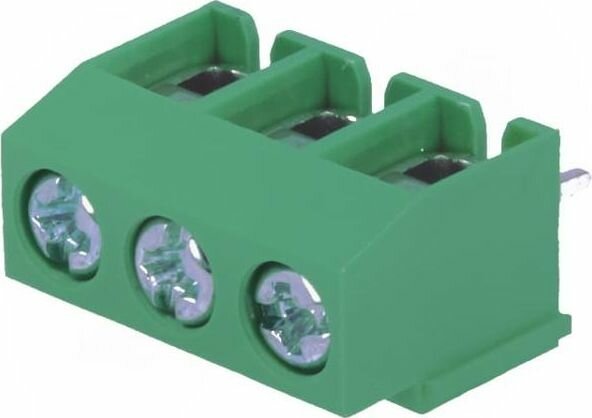 Зажимная рейка DEGSON DG126-5.0-03P-14-00A(H) для печатных плат угловой 5мм 5 полюсов 1шт