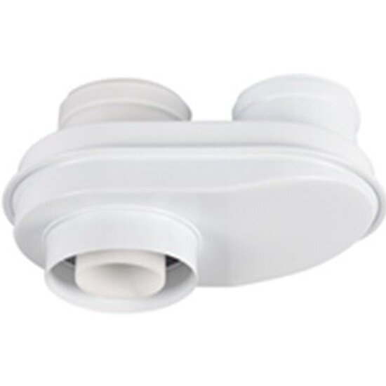 Адаптер подключения раздельных труб Baxi 60/100, D 80 мм, для Duo-tec Compact и всех конденсационных котлов бытовой серии до 40 кВт