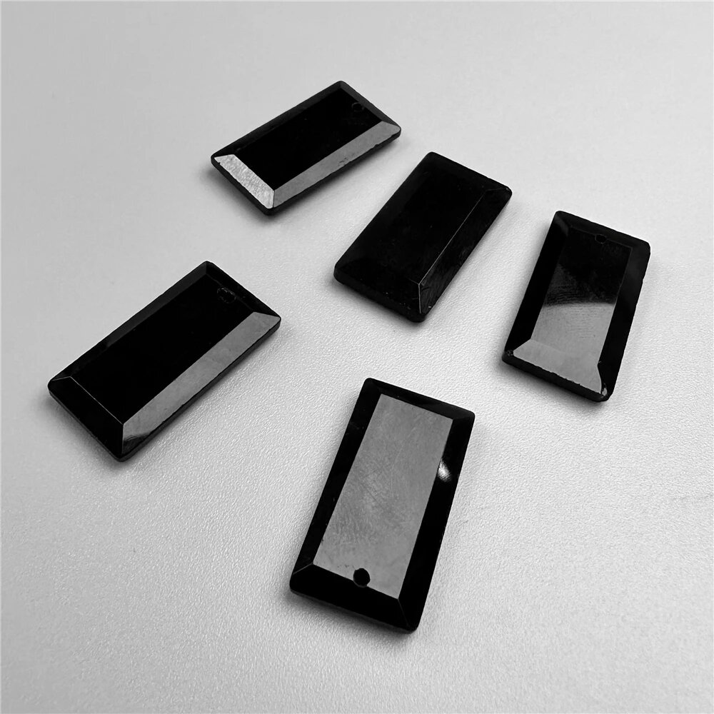 Подвески из натурального камня Rainagem лазурит, лабрадорит, кварц Черный, 1Piece, NO.5 Obsidian