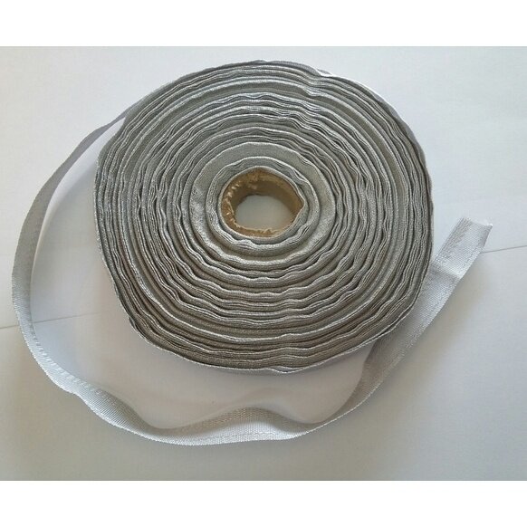 Брючная лента Красная лента светло-серая, 15 мм, 50 м