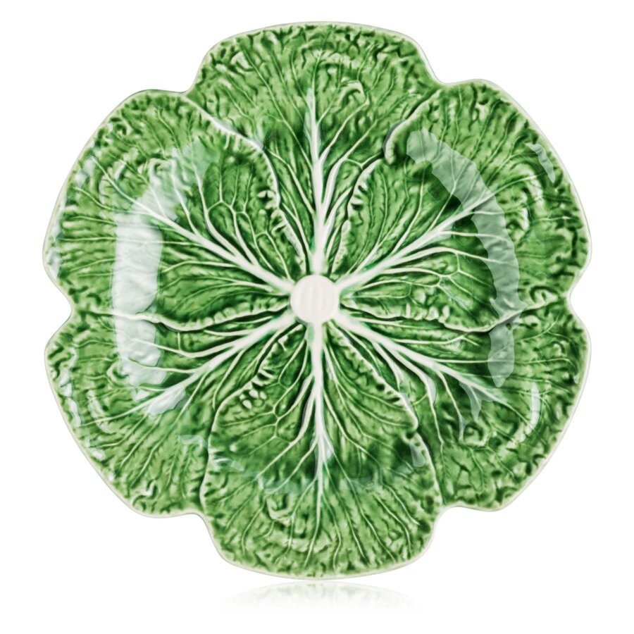 Блюдо круглое Bordallo Pinheiro Капуста 30,5 см, керамика