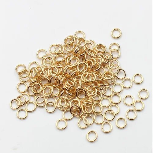Кольца открытые ювелирные, KC gold, 4-12 мм, 200 шт