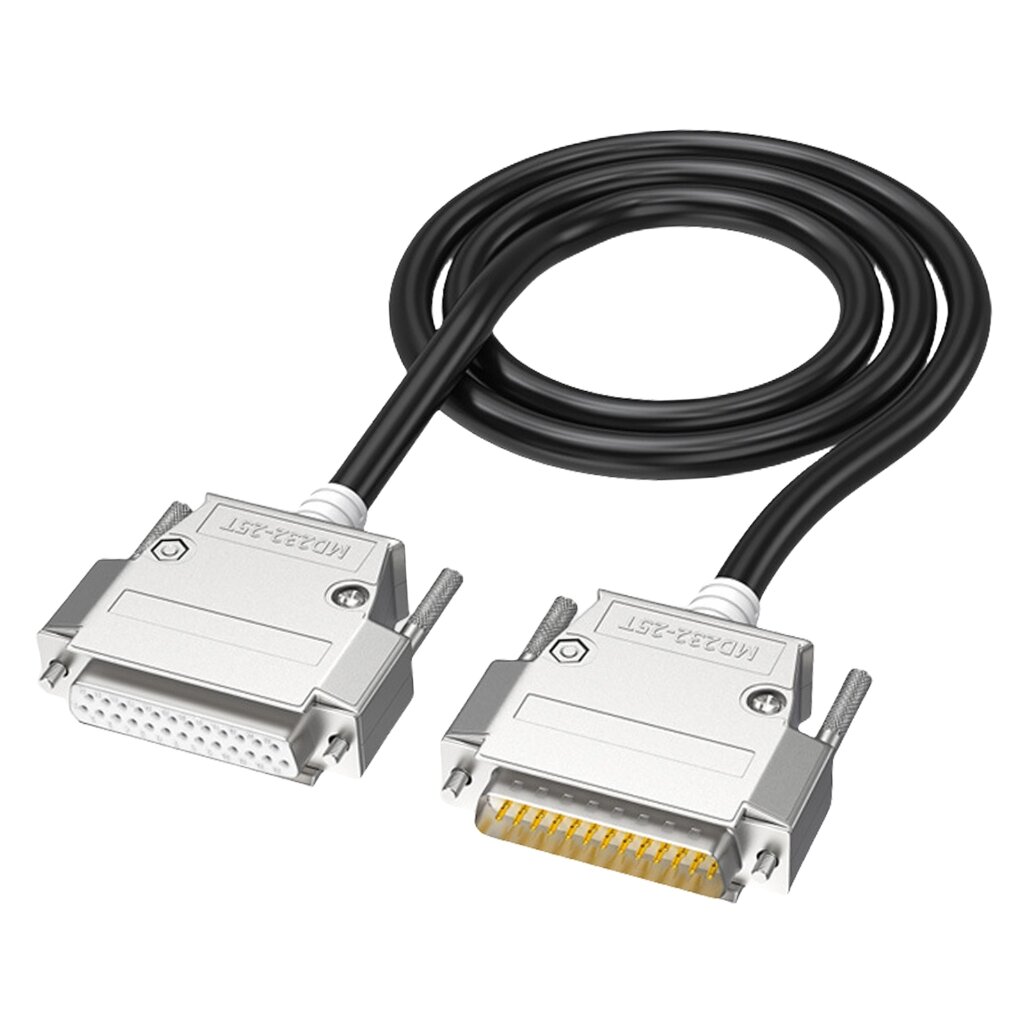 Удлинитель DB25 25-контактный кабель для передачи данных в металлическом корпусе-2 м-от мужчины к женщине