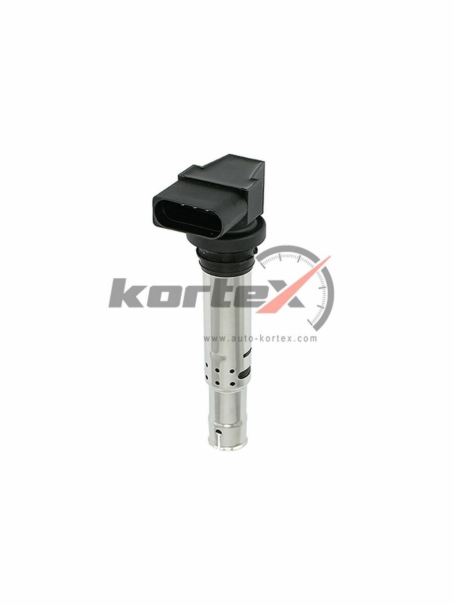 Катушка зажигания Kortex KIC160, для Volkswagen, передняя, металл, термопластик