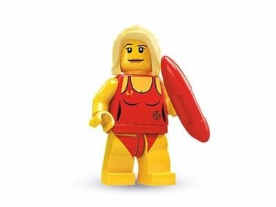 Минифигурка LEGO Minifigures 8684 Series 2 Life Guard col02-8