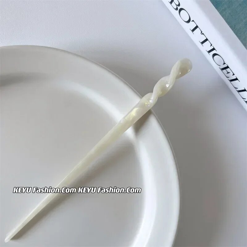 Китайские палочки для волос из ацетата WJG033 Белый, White