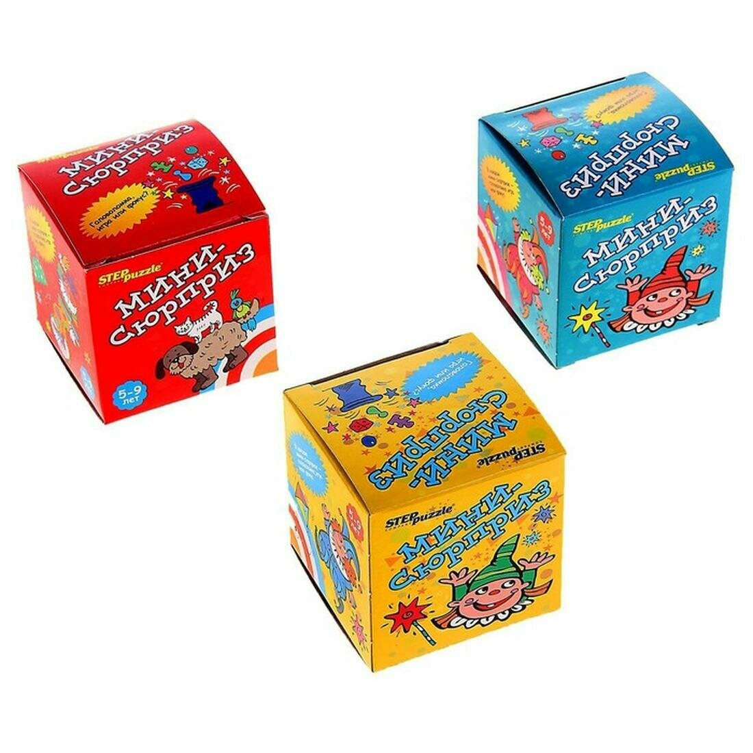 Настольная игра Степ Пазл "Мини-сюрприз", микс, картон, от 3 лет