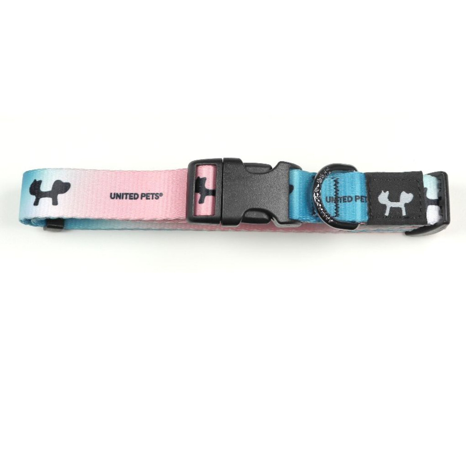 Ошейник United Pets для собак Complete me L 25 x 430/730mm, розово-голубой тай-дай VLT-GPCMC2313TDA