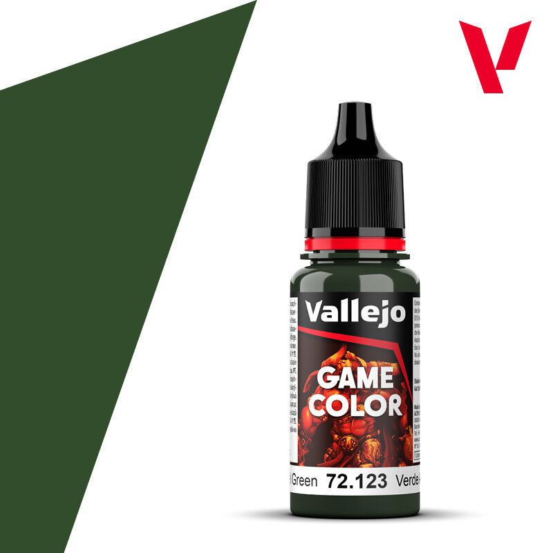 Краска 72123 Vallejo серии Game Color Angel Green (Зеленый Ангел) 18ml