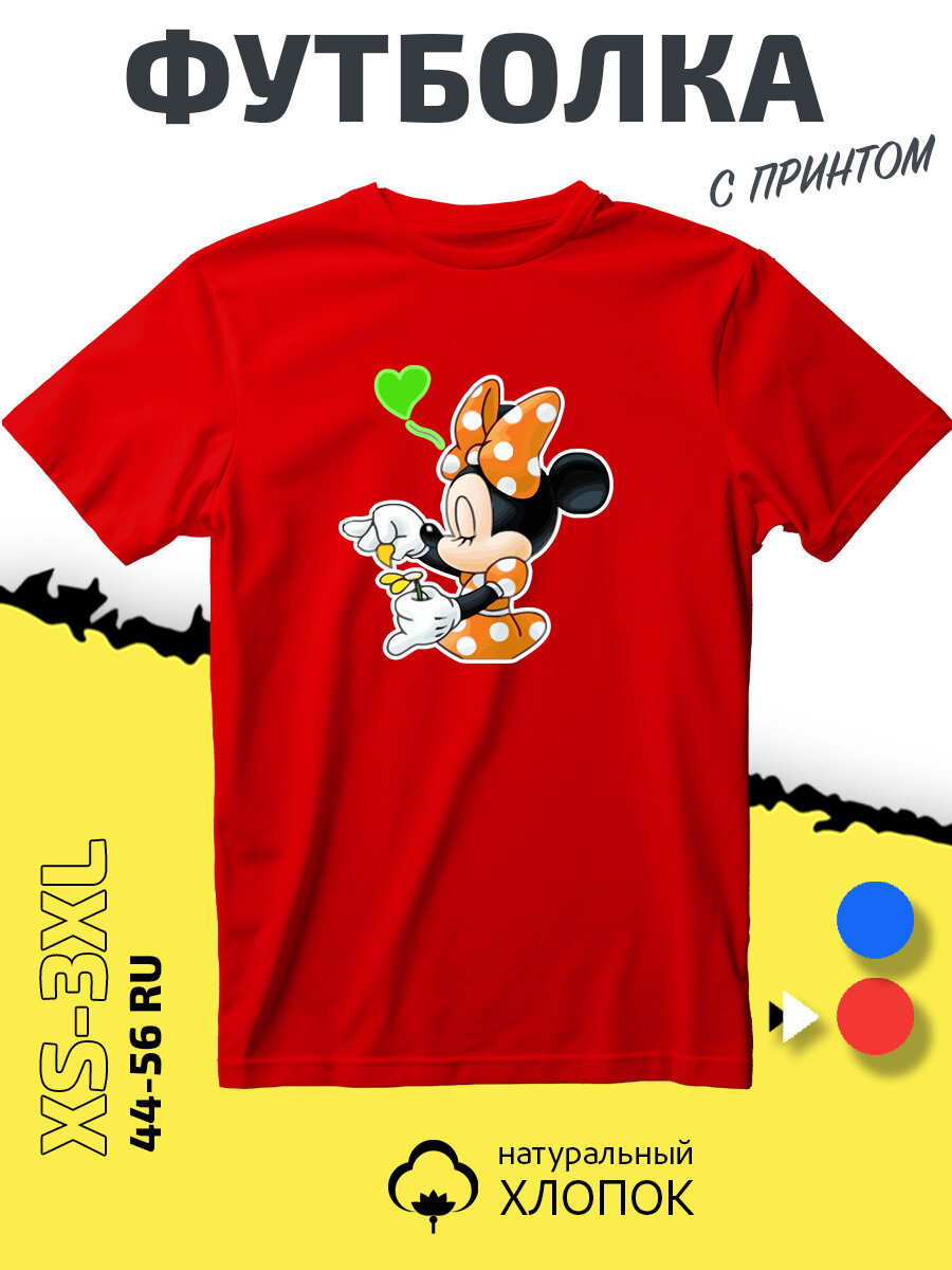 Футболка с Микки Маус Минни Маус