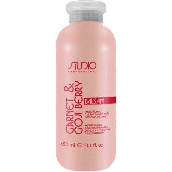 Укрепляющий бальзам Kapous Professional Studio с гранатом и ягодами годжи, 350 мл.
