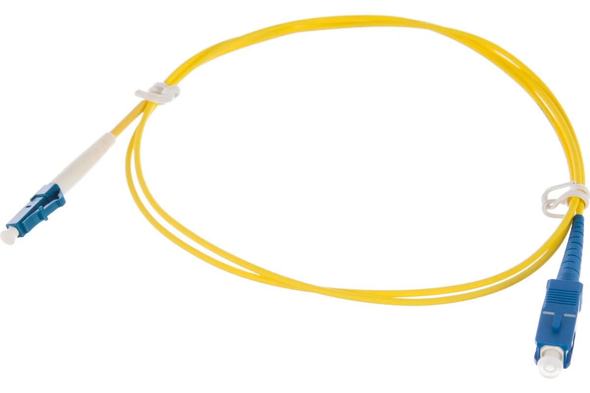 NIKOMAX Шнур волоконно-оптический, переходной, желтый, 1м NMF-PC1S2C2-SCU-LCU-001