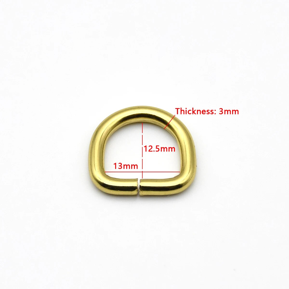 Латунные D-кольца, Inner width 13mm