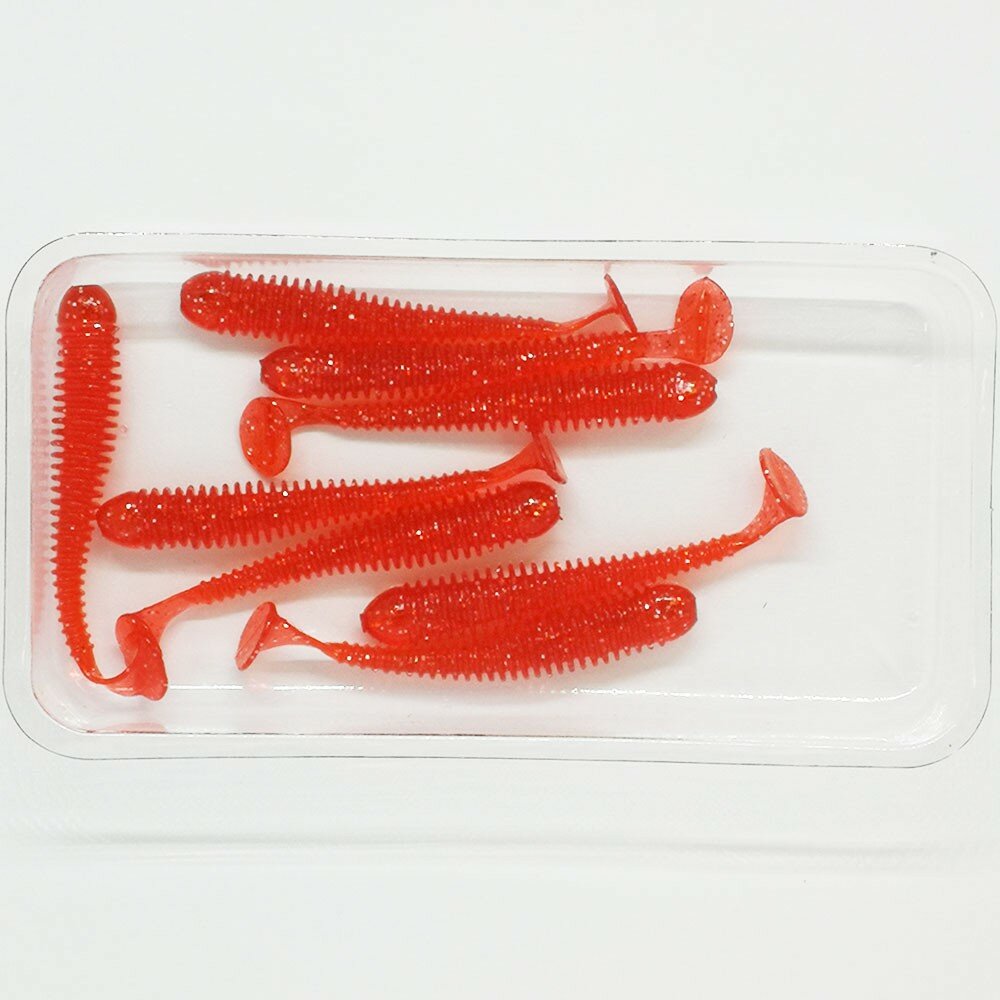 Силиконовая приманка Crazy Fish VIBRO WORM 2" 3-50-4-4 креветка